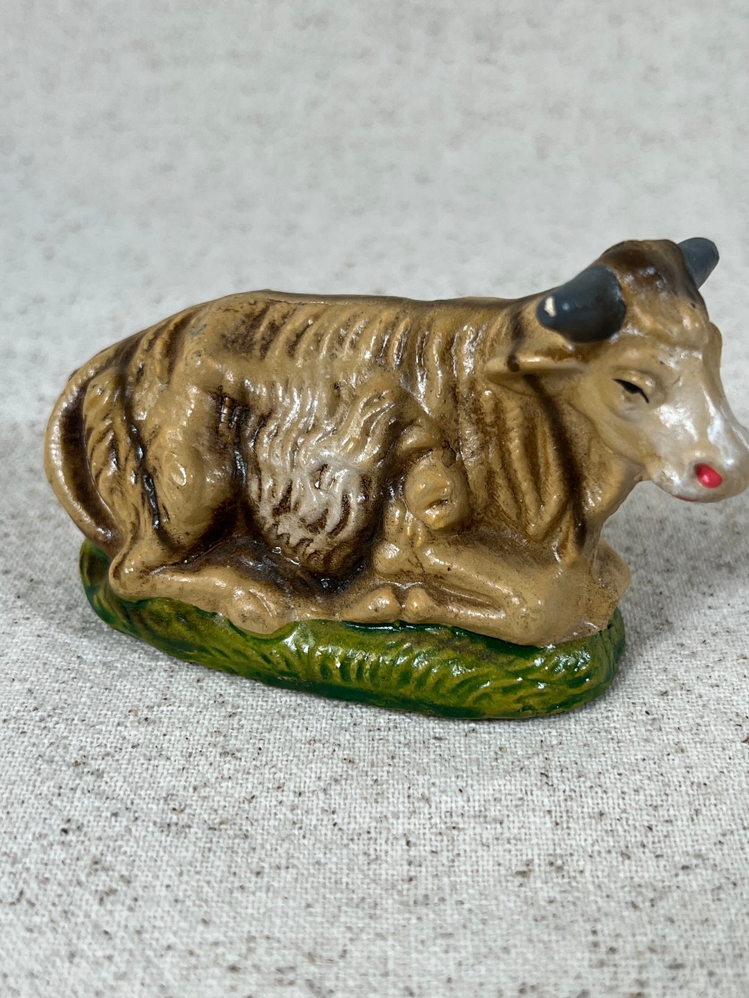 Christmas Nativity Cow Vintage Creche Replacement Figurine - Etsy