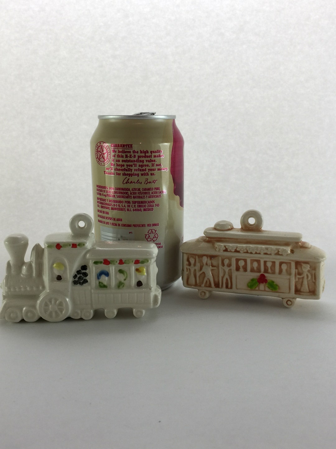 Ceramic Christmas Train Cars - Etsy