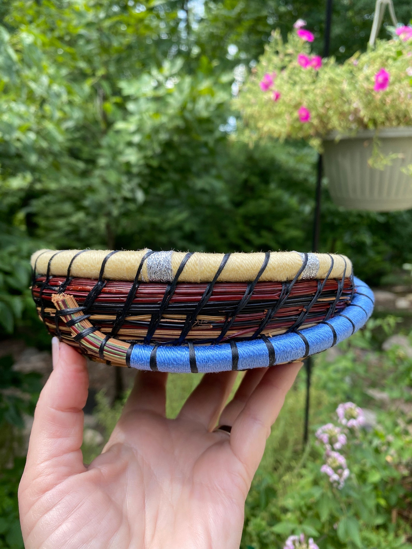 Cornflower Trinket Basket - Etsy