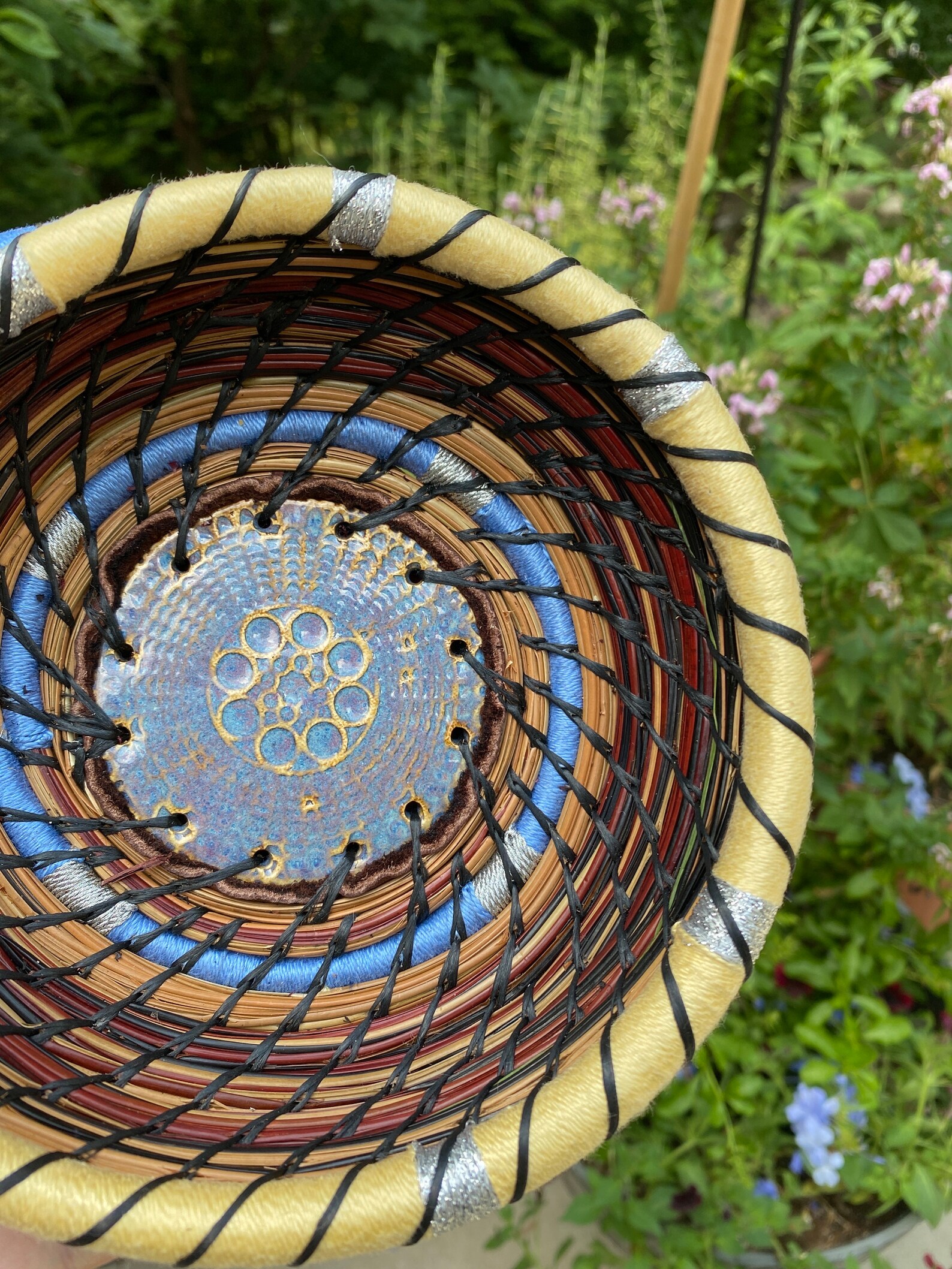 Cornflower Trinket Basket - Etsy