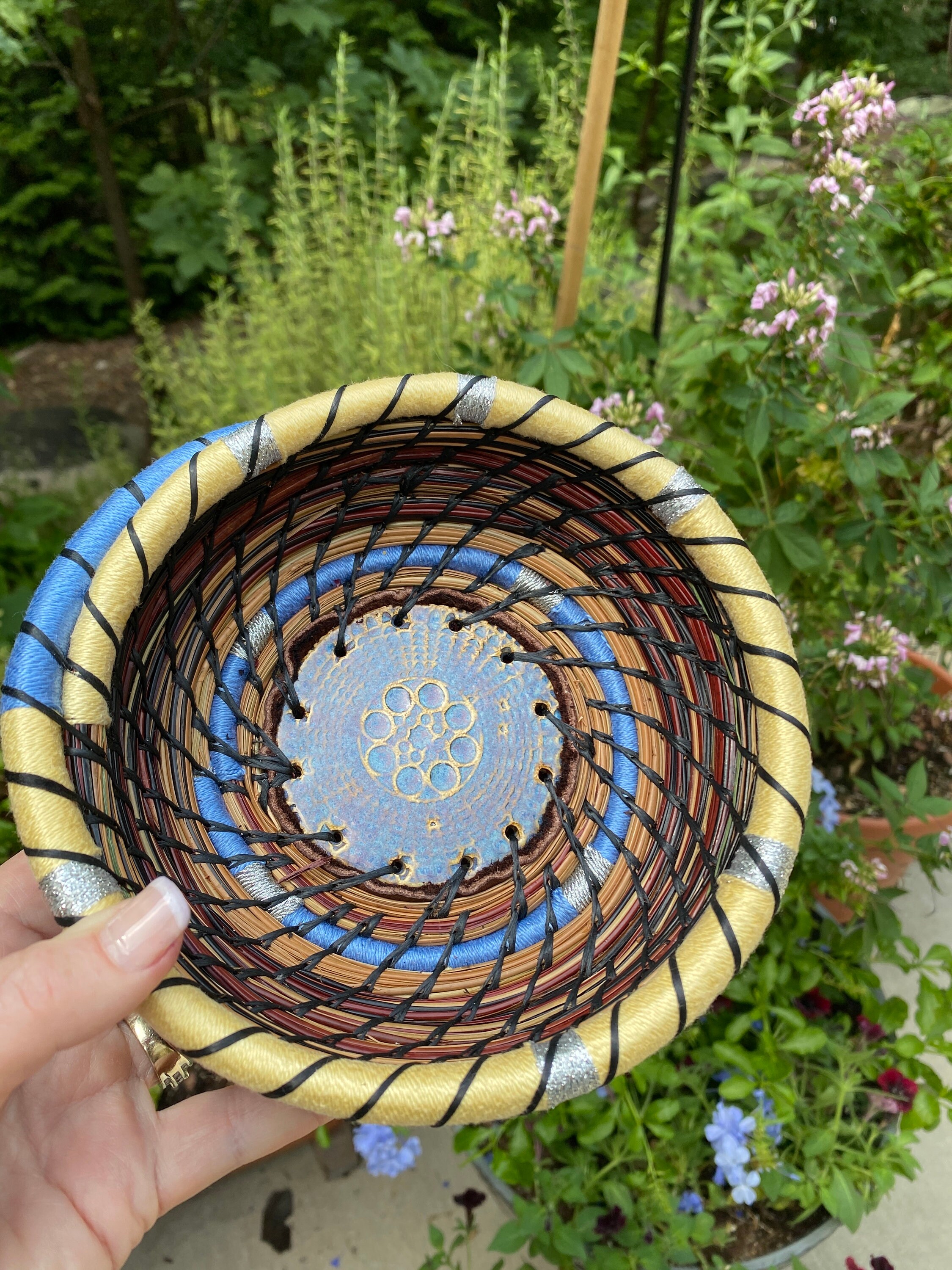 Cornflower Trinket Basket - Etsy