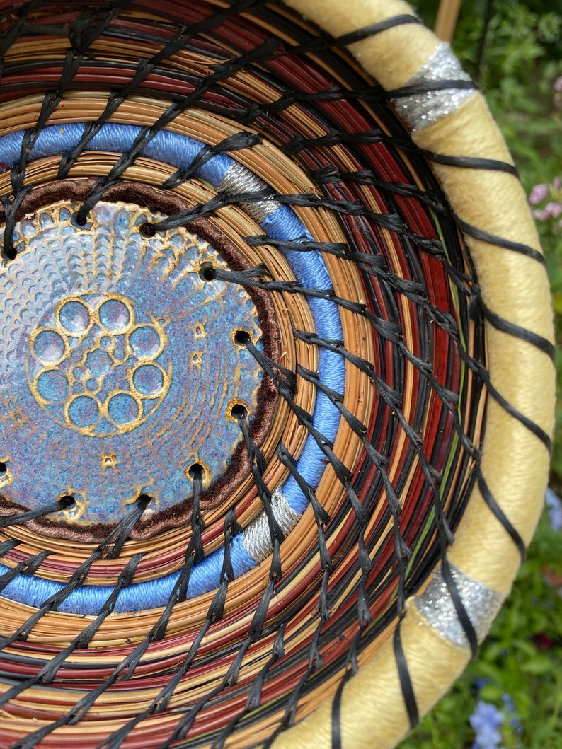 Cornflower Trinket Basket - Etsy
