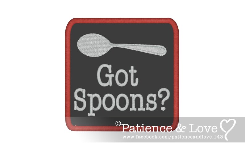 One 1 Patch Got Spoons Sew-on Patch Customizable Custom - Etsy