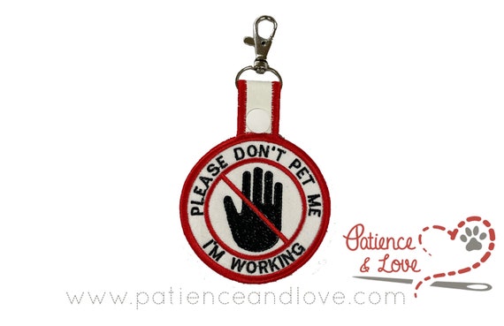 Embroidered Snap Tab Fob Key Chain Custom Embroidered Patch - Etsy