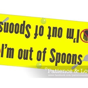 1 Leash Sleeve, I'm Out of Spoons, Snap-on - Etsy