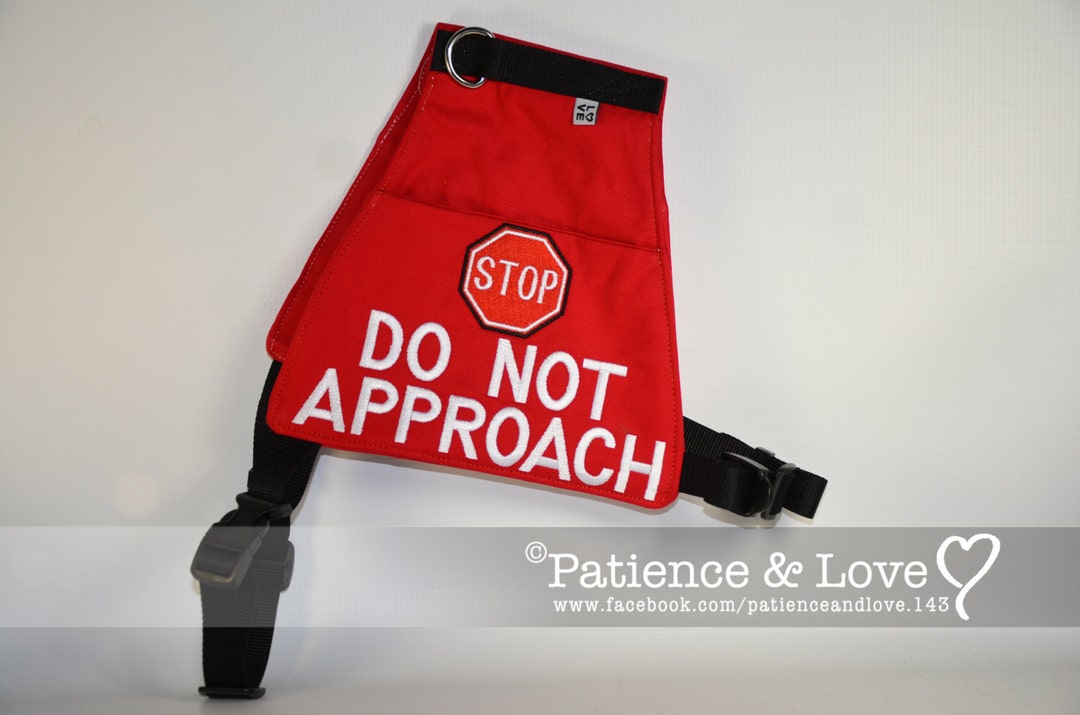 Vest (select Your Size), STOP Do Not Approach, Light Weight Sd Style ...