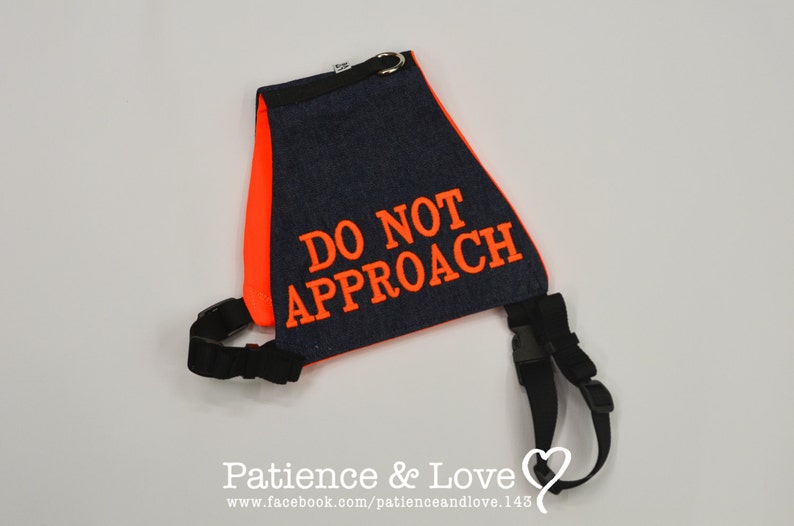 Vest for 25 to 90lb Dogs do NOT Approach Light - Etsy