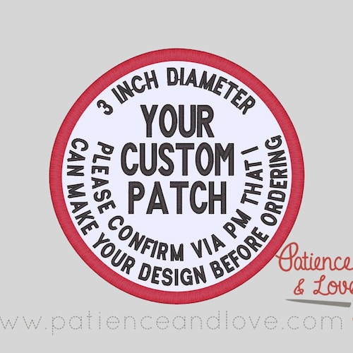 1 Patch Sew-on 2 Inch Round Symbol - Etsy