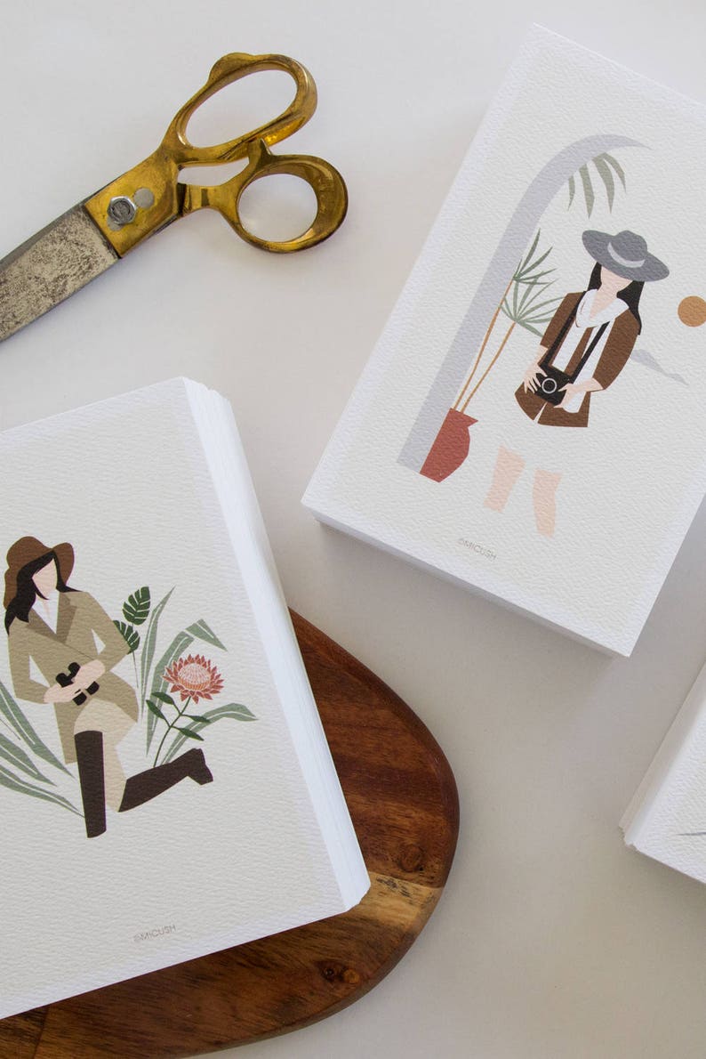 Woman Explorer Print Traveler Home Decor - Etsy