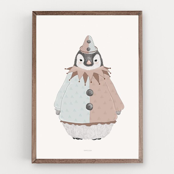 Whimsical Illustration Print for Nursery Babies Room Wall | Etsy