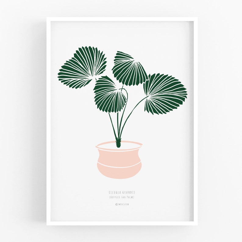 Minimalist Plant Art Minimalist Botanical Print - Etsy