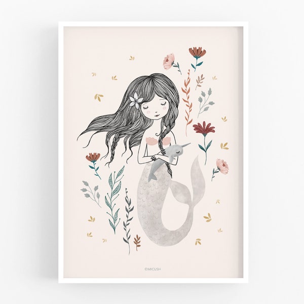 Mermaid Posters - Etsy