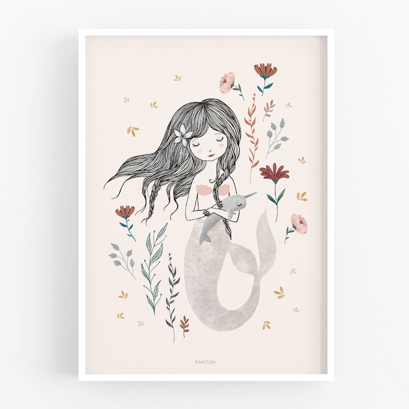 Mermaid Posters - Etsy