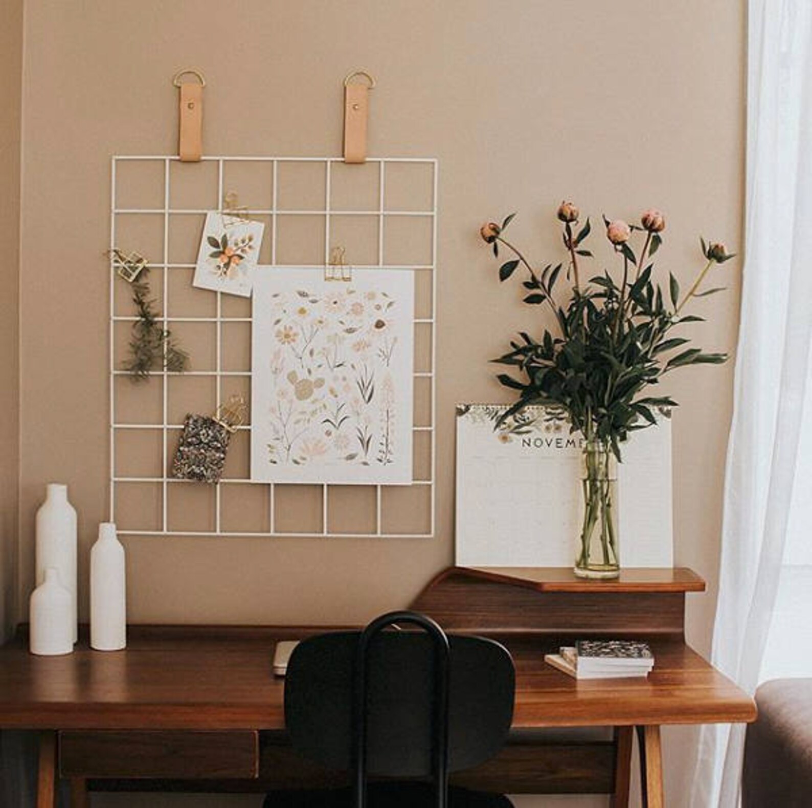 Botanical Poster Office Boho Print Floral Print Decor - Etsy