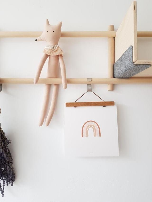 Nursery Rainbow Print Boho Print Kids Room Modern Poster | Etsy