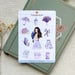 Pretty in Purple A6 Sticker Sheet |journal Sticker Sheet| Purple-themed ...