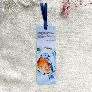 Christian Bible Verse Bookmark – Handmade Laminated Bookmark With ...