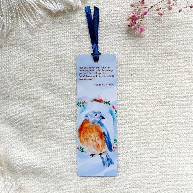 Christian Bible Verse Bookmark – Handmade Laminated Bookmark With ...