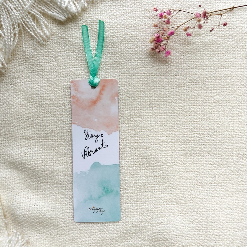 Inspiring Handmade Bookmarks – Motivational Quotes - Etsy