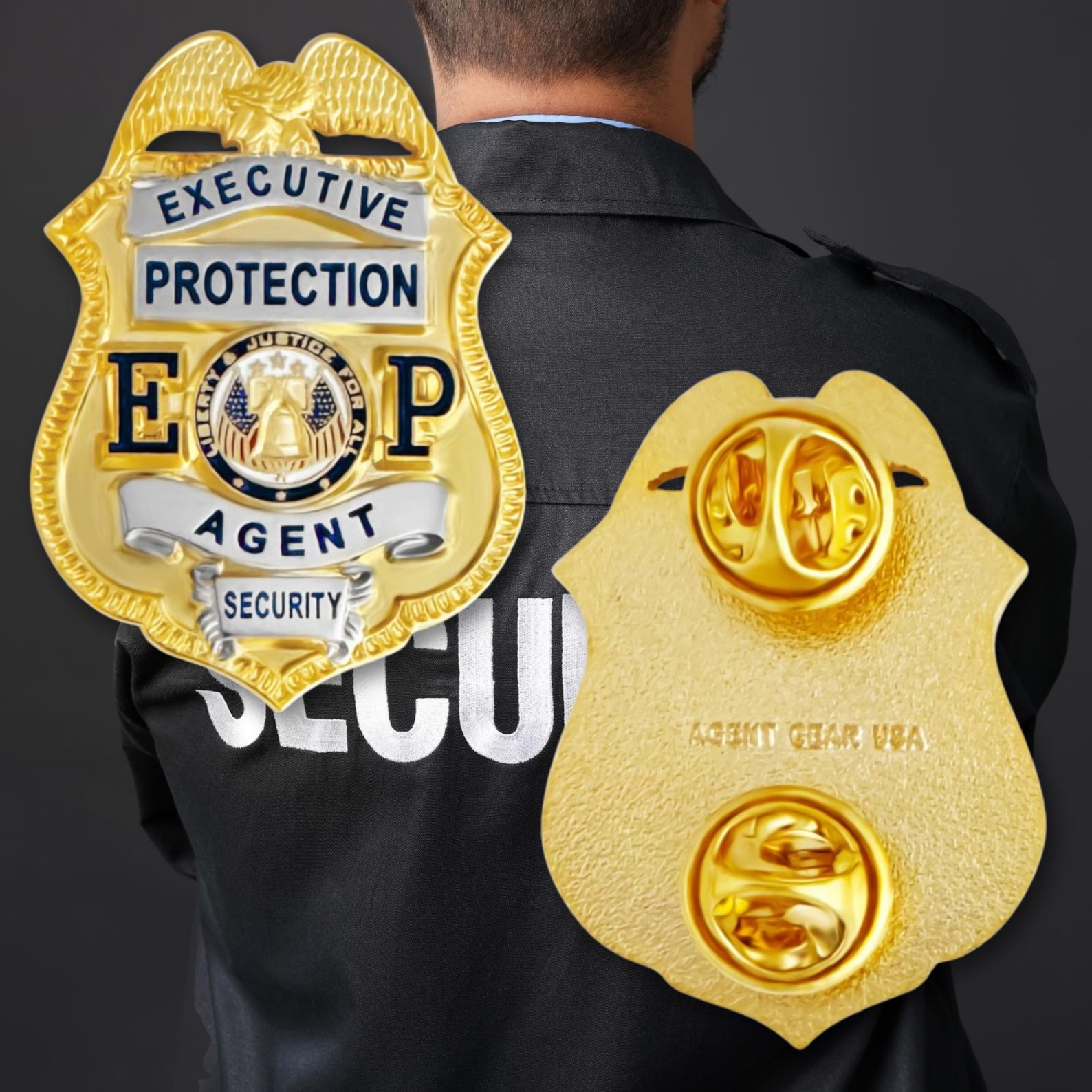 Executive Protection Agent Security - Mini Badge Lapel Pin - Etsy