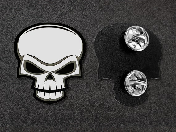 Enamel Skull Hat Pin Enamel Skeleton Pin Pin for Hat Bug | Etsy