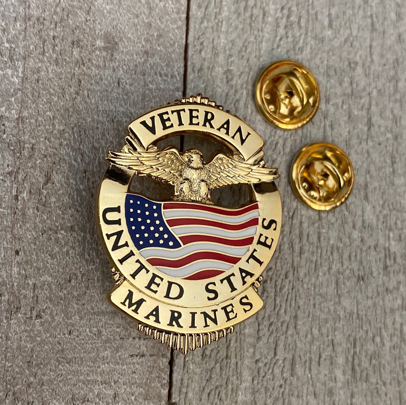 Marines Veteran Pin USMC Military Lapel Pin Patriotic Mini | Etsy