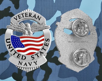 Navy Pin | Etsy