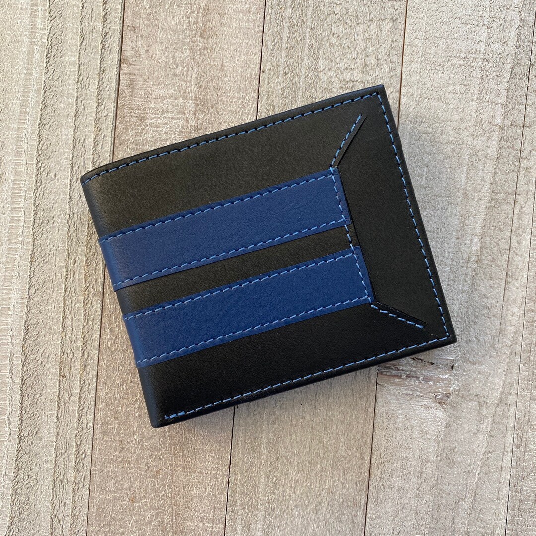 Thin Blue Line Police Officer Wallet LEO Law Enforcement First ...