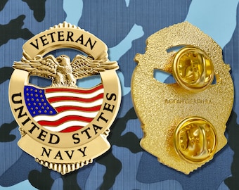 Navy Pin | Etsy