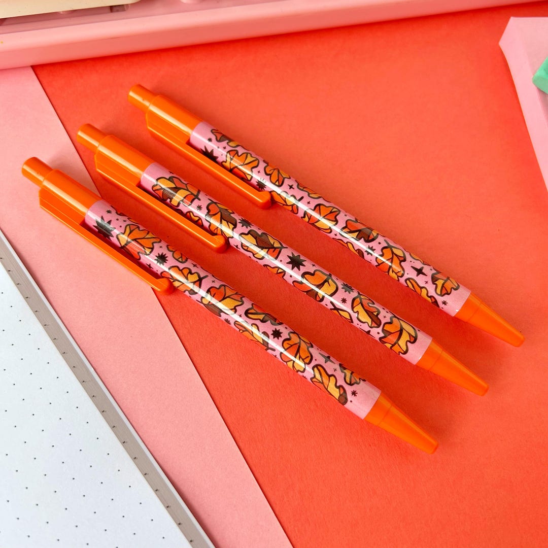 Autumn Leaves Ballpoint Pen. Oak Leaf Pen. Nature Stationery. Oak ...