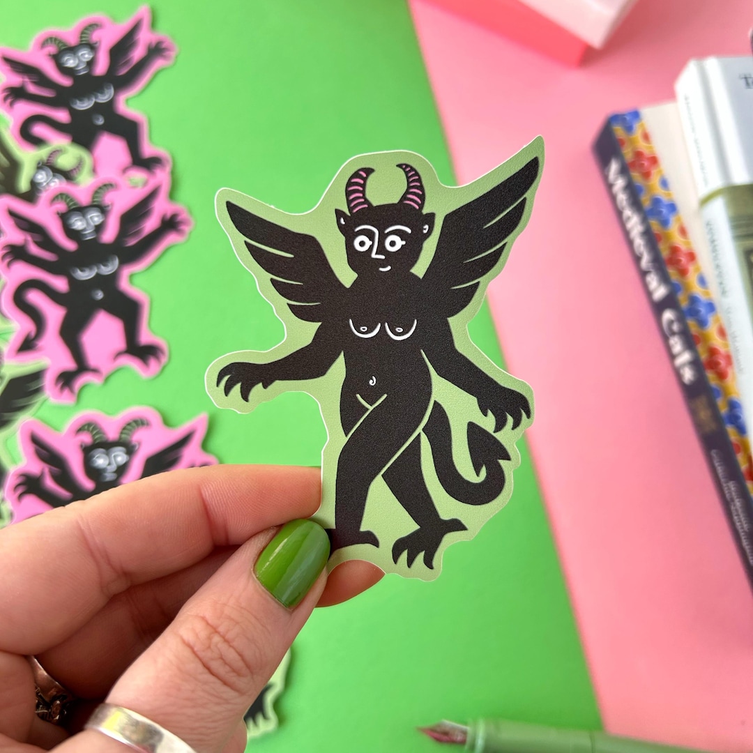 Green Devil Sticker. Boobie Devil Sticker. Cute Devil Sticker. 18th ...