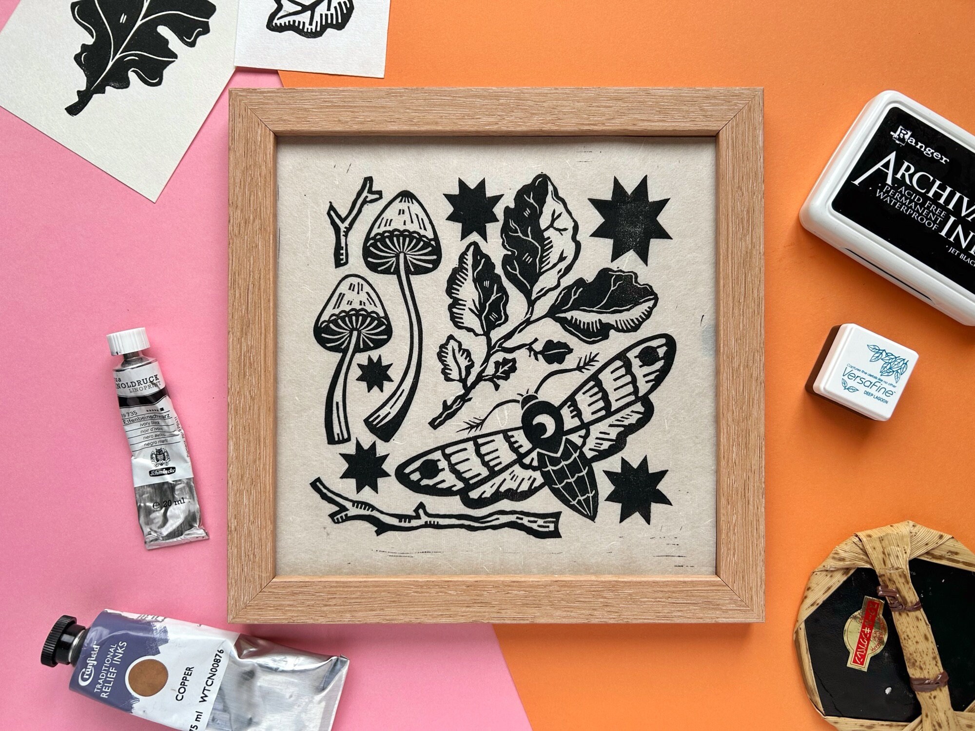 Linoleum Art Projects