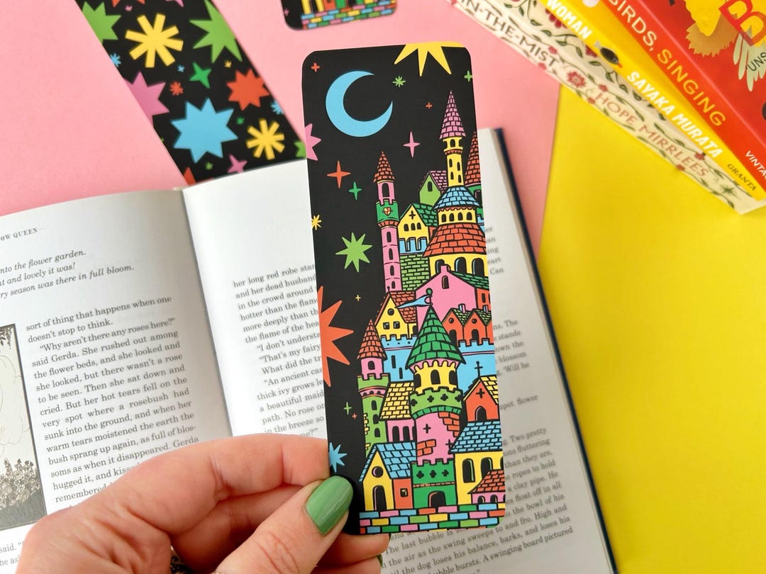 Medieval Castle Bookmark. Medieval Gifts. Castle Bookmark. History ...