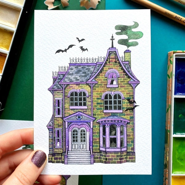 Halloween Postcards - Etsy