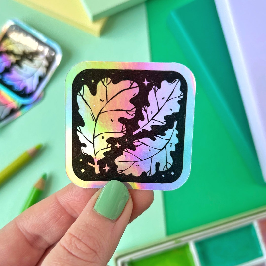 Oak Leaf Sticker. Oak Leaves Sticker. Oak Tree. Ancient Tree. Folklore ...