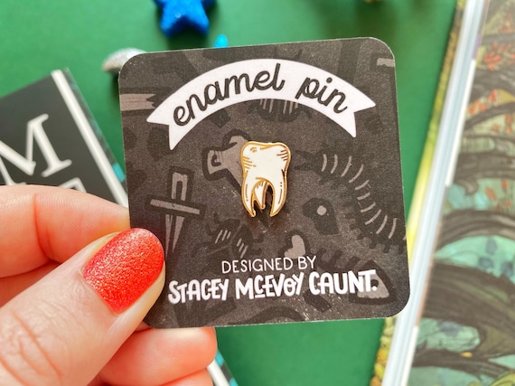 Tooth Enamel Pin. Horror Enamel Pin. Skull Enamel Pin. - Etsy