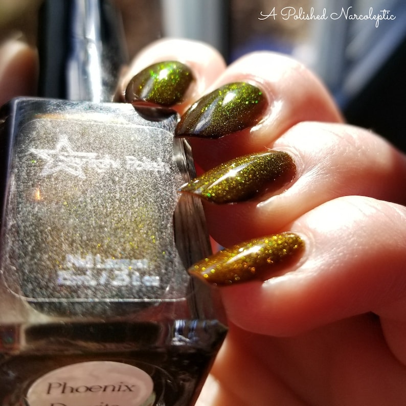 Phoenix Dravite - Brown Color Shifting Polish, Red to Green Shimmer ...
