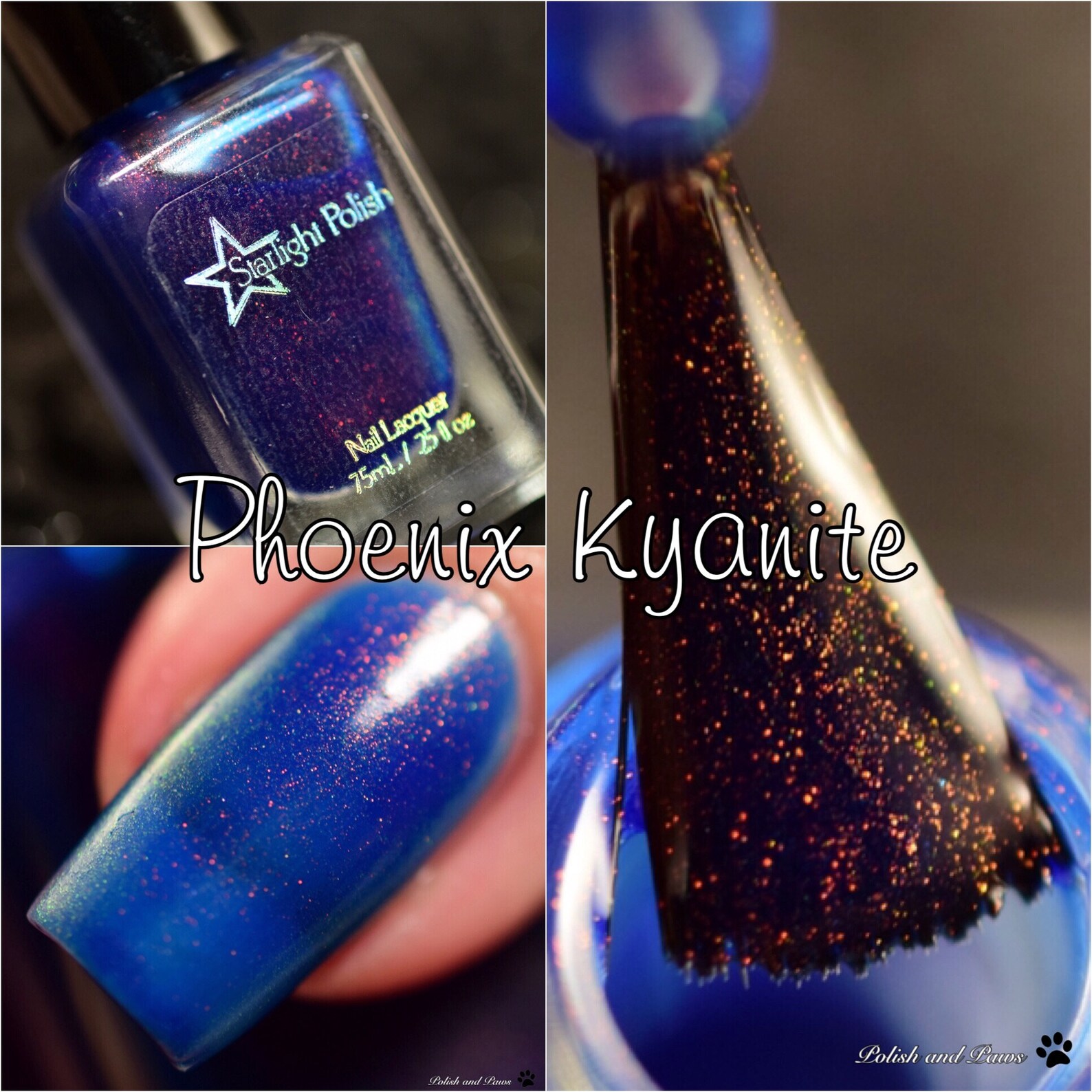 Phoenix Kyanite Blue Color Shifting Polish Red to Green - Etsy