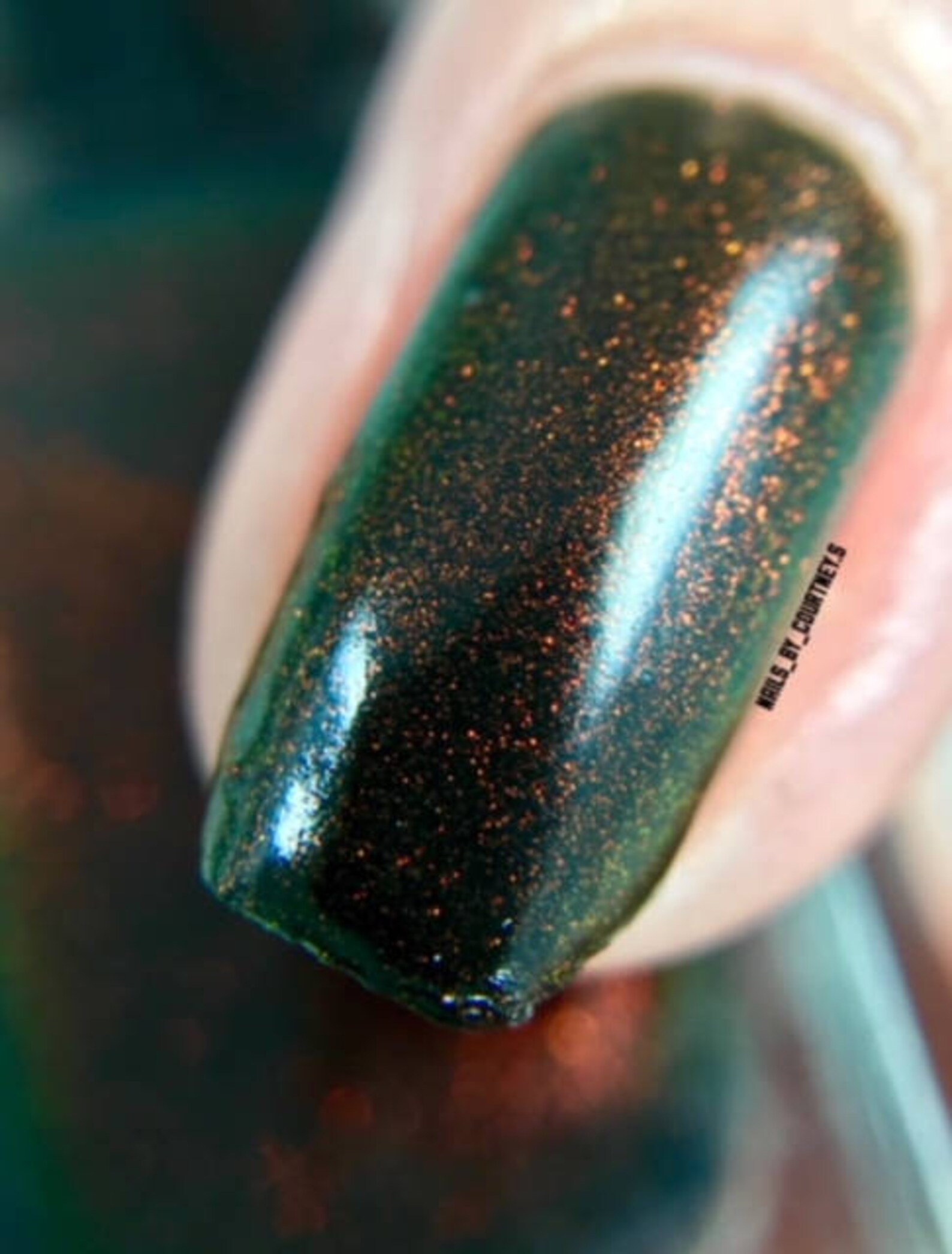 Phoenix Night Black Color Shifting Polish Red to Green | Etsy