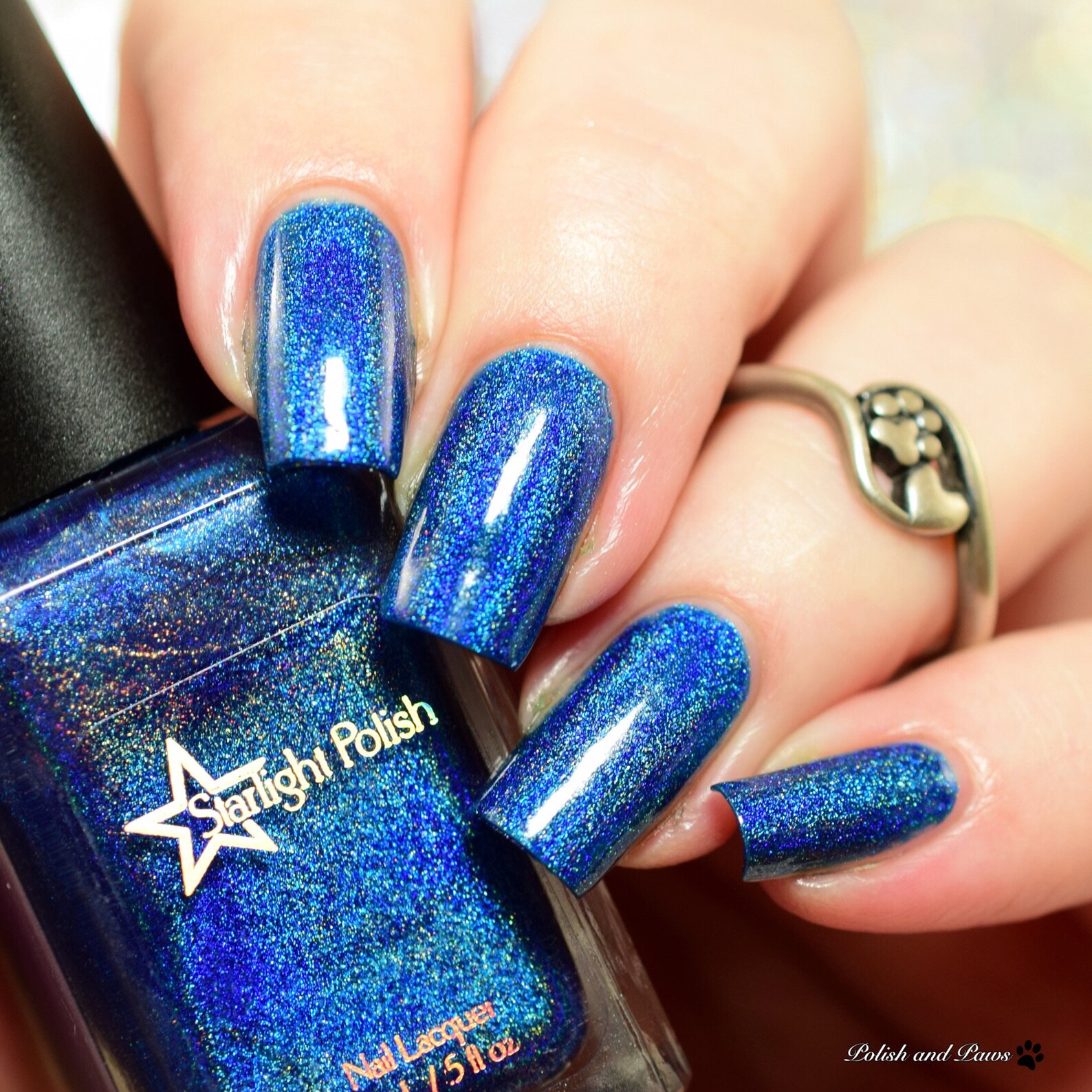 Winter Skies - Blue Holographic Polish, Winter Holodays, Holo Indie ...