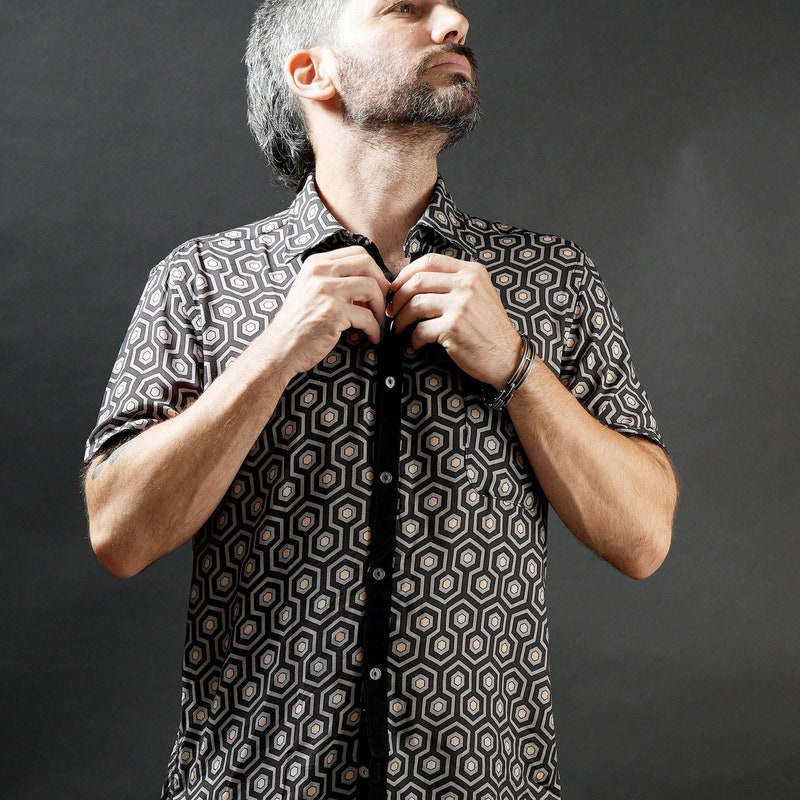 Greek Mens Button Down - Etsy UK