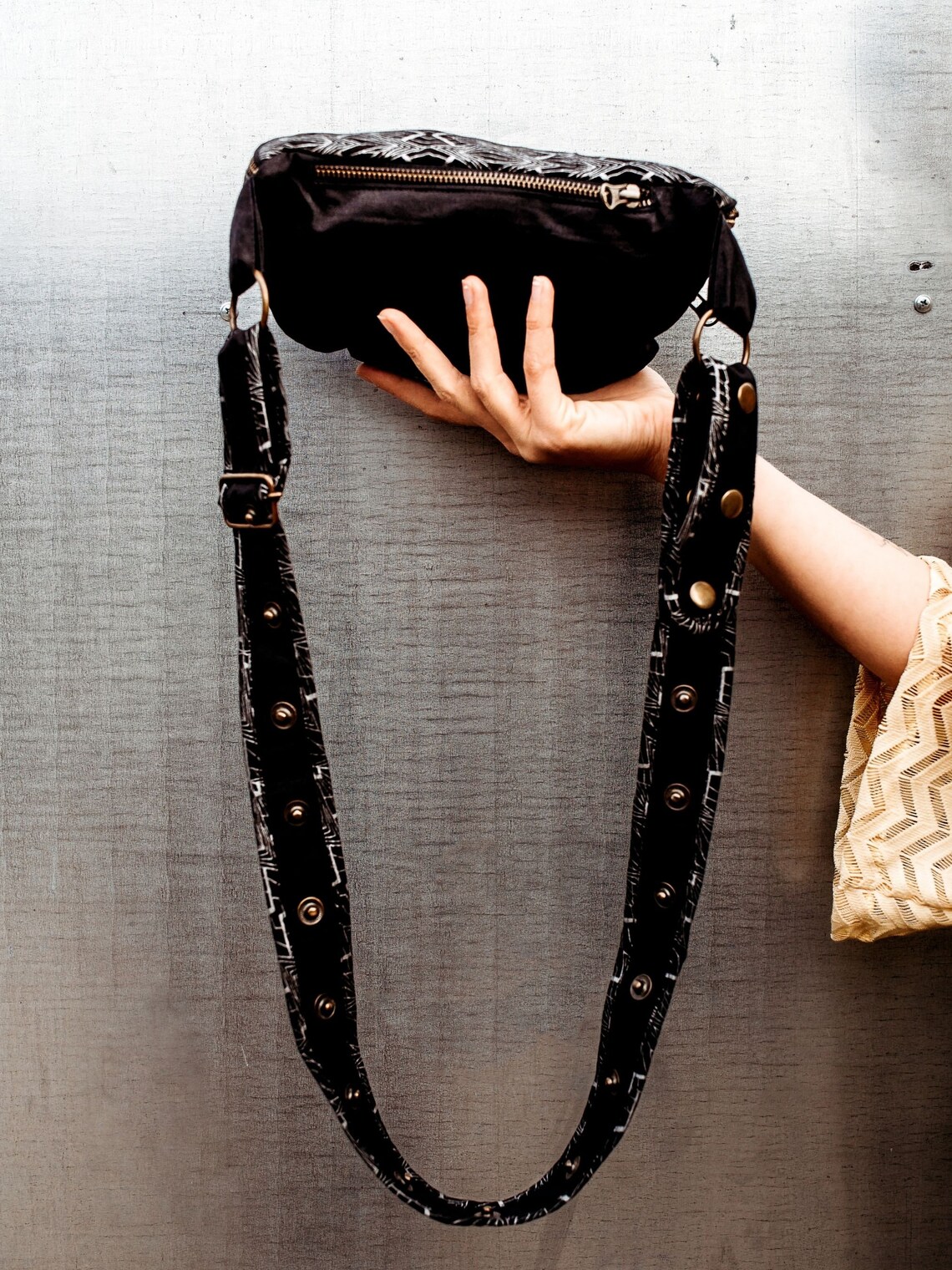 Festival Boho Belly Bag Vegan Fanny Pack Adjustable Hip Bag - Etsy
