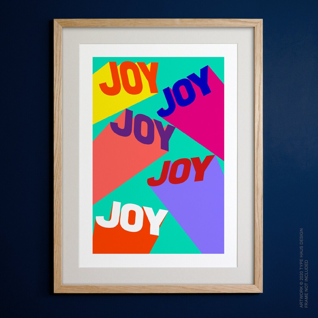 JOY Print - Etsy