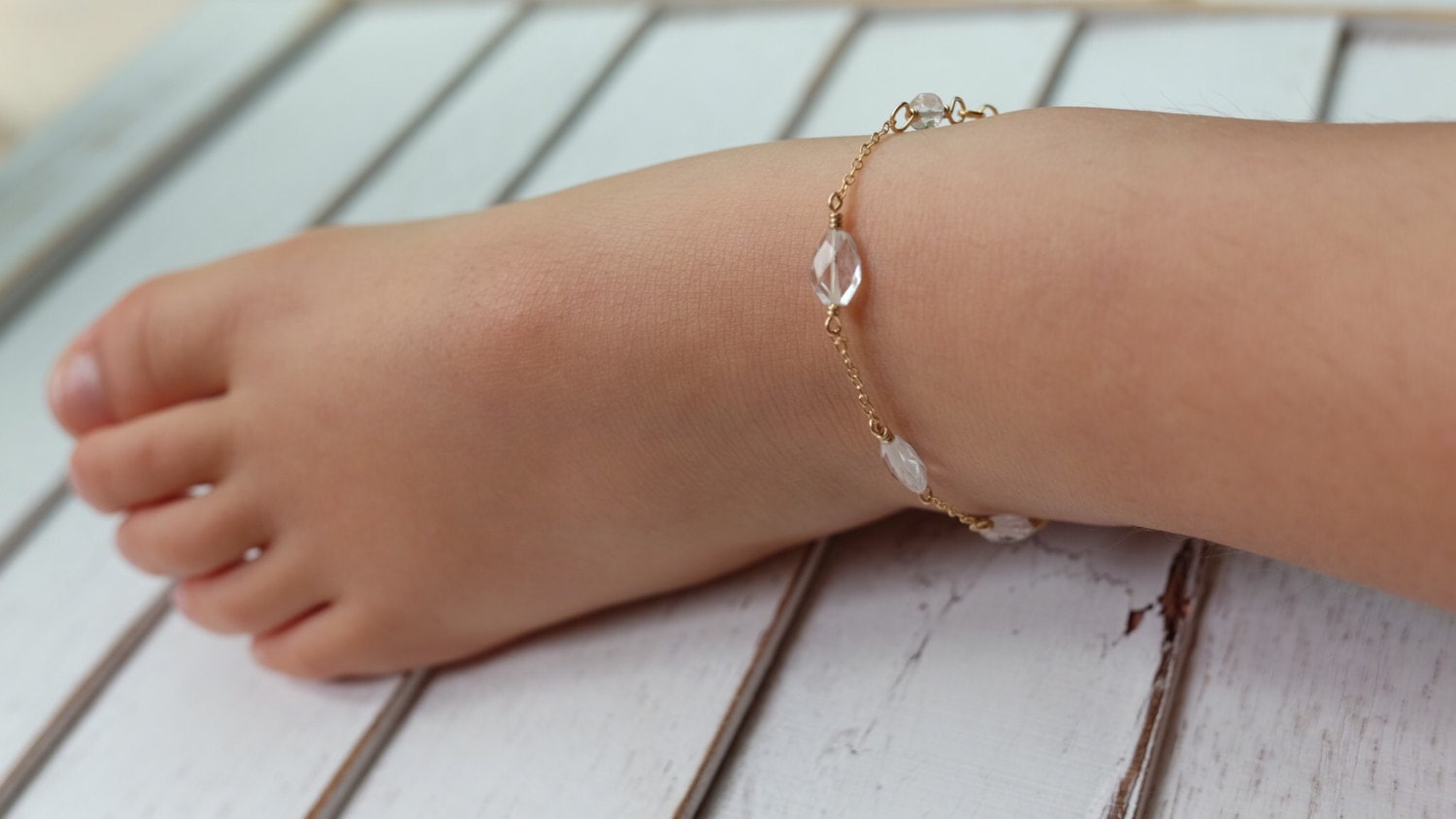 Baby ankle braceletbaby girl jewelry baby jewelrybaby | Etsy