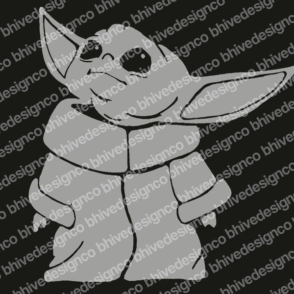 Grogu Svg - Etsy