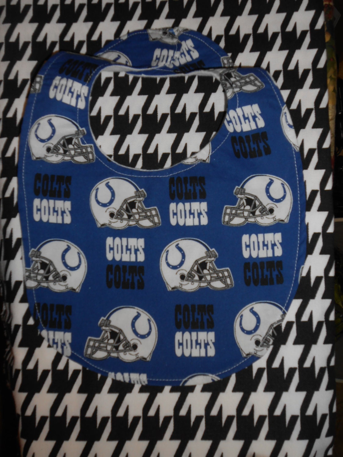 Forro impermeable Indianapolis Colts NFL bebé babero cierre de - Etsy ...