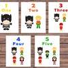 ABC Printable Flash Cards, Learning Toys, Superhero, Printable Alphabet ...