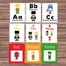 Flash Cards, Superhero, Alphabet Cards, Learning Toys, Educational Toys ...