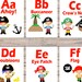 Printable Preschool Learning Flash Cards Pirates Printable | Etsy