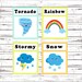 Flash Cards, Weather, Learning Toys, Educational Toys, Printable Cards ...